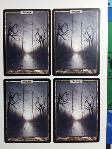 аукцион на лот 4 штуки Unhinged SWAMP (UNH-138) — TOPTrade
