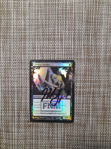 аукцион на лот Carrion Feeder (FNM Promo (f04) 6/12 foil) signed by Richard Garfield — TOPTrade